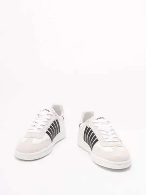 Dsquared2 Leather And Suede Lace-up Sneakers