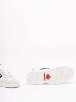 Dsquared2 Leather And Suede Lace-up Sneakers