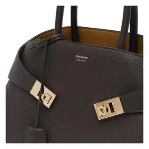 FERRAGAMO Hug Handbag - Brown