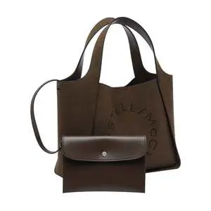 Stella McCartney Suede Stella Logo Tote Bag - Multicolor
