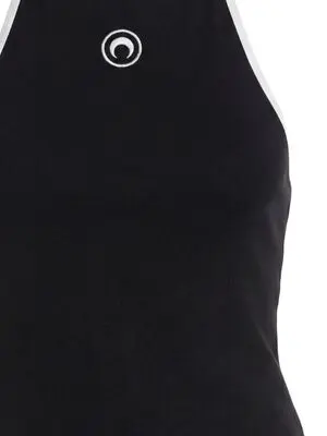 MARINE SERRE Moon Cotton Tank Top - Multicolor