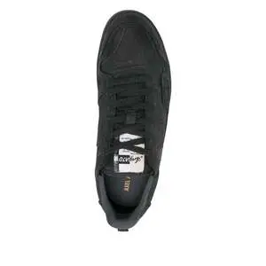 Axel Arigato Calf Leather Lace-up Low-top Sneakers - Black