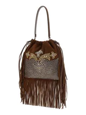 Etro Shoulder Bag With Fringes - Multicolor