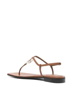 Gucci Gg Marmont Leather Sandals - Multicolor