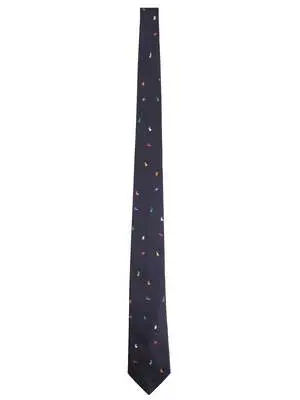 Paul Smith Paul Smith Silk Neck Tie Blue