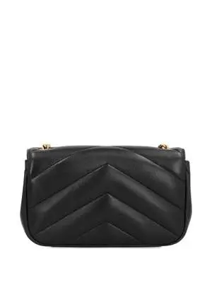 Saint Laurent Loulou Mini Bag In Lambskin - Black