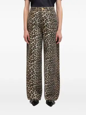 GANNI Organic Cotton Denim Jeans