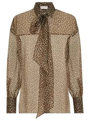 Brunello Cucinelli Linen Shirt - Brown