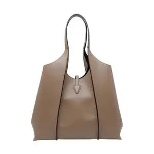 TOD'S Medium T Timeless Shopping Bag - Brown