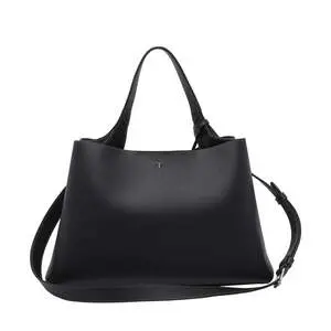 TOD'S Medium Leather Handbag With T Charm