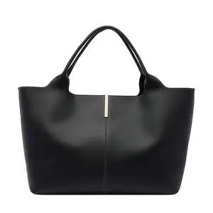 Medium Leather Shopping Totes