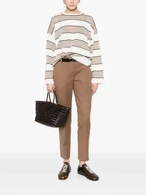 Brunello Cucinelli Striped Wool Pullover - Multicolor