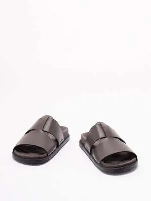 Dolce & Gabbana Leather Slide Sandals - Multicolor