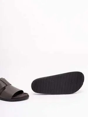 Dolce & Gabbana Leather Slide Sandals - Multicolor