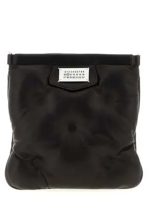 MAISON MARGIELA Glam Slam Flat Pocket Crossbody Bag - Black