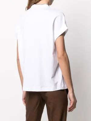 Brunello Cucinelli Cotton V-neck T-shirt - Multicolor