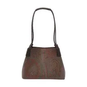 Etro Small Libra Arnica Shopping Bag - Brown
