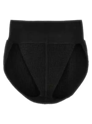 Rick Owens Cashmere Blend High Waist Panties - Black