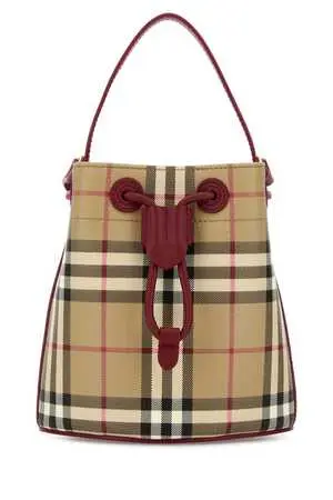 Burberry Mini Check Bucket Bag - Multicolor