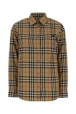 Burberry Embroidered Cotton Shirt