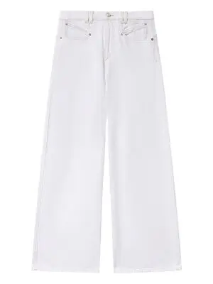 Isabel Marant Étoile Lemony Wide Leg Jeans - Multicolor