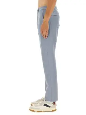BOSS Water-repellent Regular Fit Pants - Gray