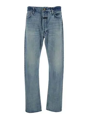 Fear Of God Medium Wash Jeans For Men