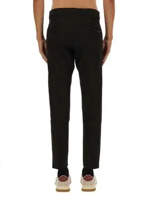 BOSS Water-repellent Regular Fit Pants - Black
