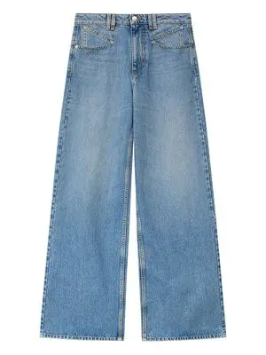 Isabel Marant Étoile Lemony Denim Jeans - Multicolor