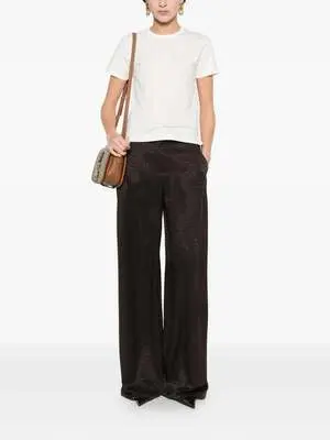 Gucci Silk Horsebit Print Pants - Multicolor