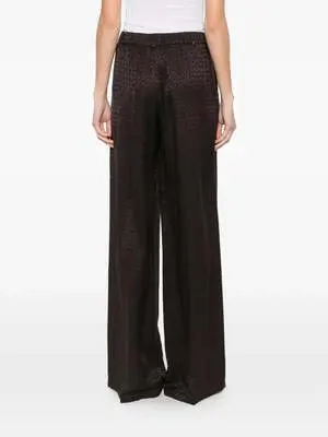 Gucci Silk Horsebit Print Pants - Multicolor