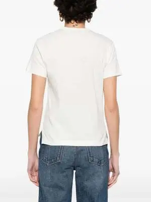 Gucci Cotton T-shirt With Incrocio Gg Detail