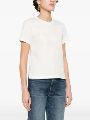Gucci Cotton T-shirt With Incrocio Gg Detail
