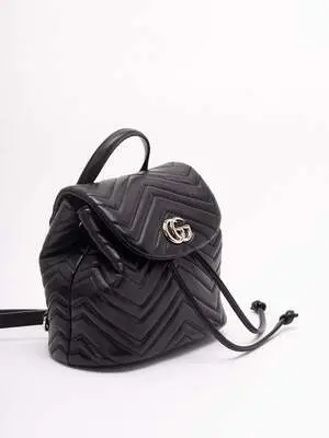 Gucci Gg Marmont Lambskin Backpack