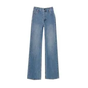 SELF-PORTRAIT Rhinestone Embellished Straight-leg Jeans - Blue