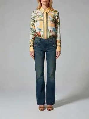 Gucci Silk All-over Landscape Print Shirt