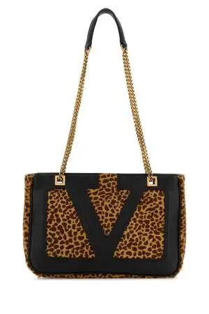 Valentino Garavani Printed Calf Hair Shoulder Bag - Multicolor