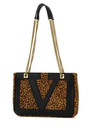 Valentino Garavani Printed Calf Hair Shoulder Bag - Multicolor