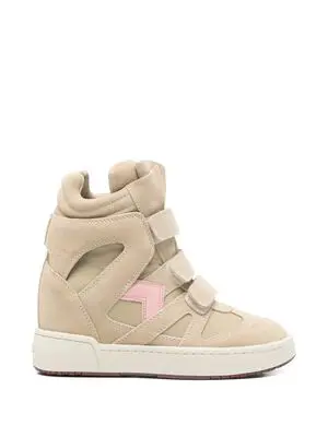 Isabel Marant Étoile Wedge Heel Sneakers - Multicolor