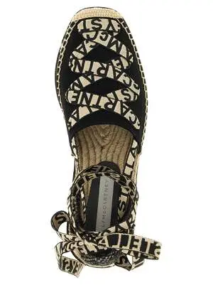 Stella McCartney Gaia Espadrilles With Logo Ankle Straps - Multicolor
