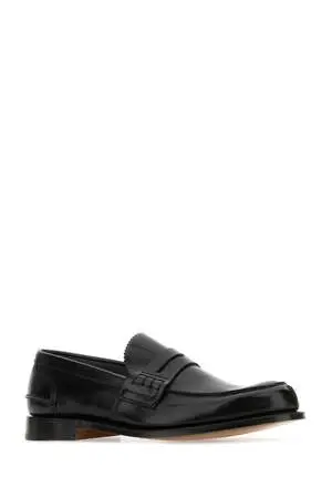 Church's Pembrey Leather Loafers - Black