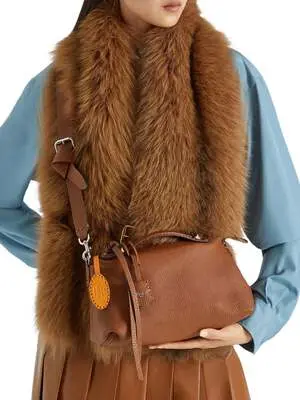 Fendi Medium The Way Reversible Handbag In Caramel Leather - Brown