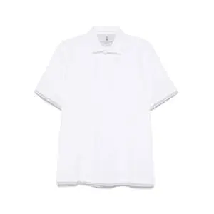 Brunello Cucinelli Brunello Cucinelli White Polo Shirts Men White