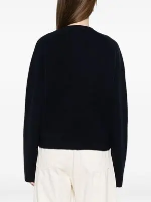 TOTEME Hammered Button Cardigan - Blue