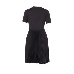 Burberry Wool Blend Kilt Dress With Buckle Detail