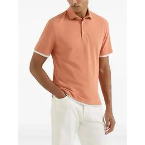Brunello Cucinelli Polo Shirts - Orange