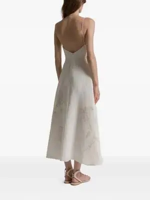 Alberta Ferretti Linen Dress
