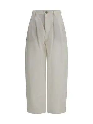 Brunello Cucinelli Barrel Fit Jeans With Pockets - Multicolor