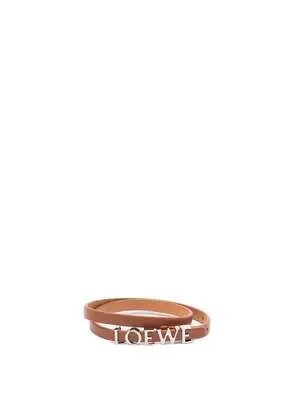 Loewe Double Wrap Bracelet With Logo Detail - Multicolor