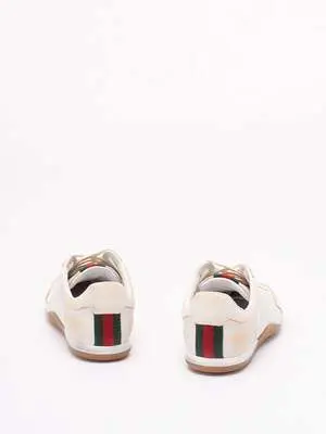 Gucci Calf Leather Lace-up Sneakers